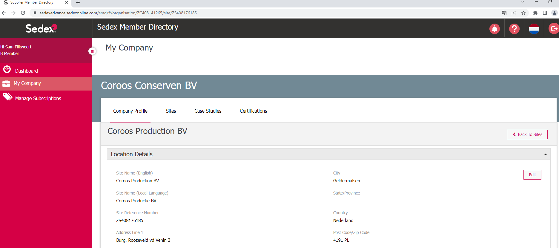 Certificates COROOS | COROOS